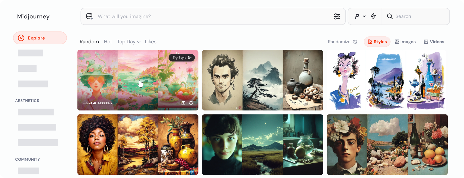 Website Overview – Midjourney
