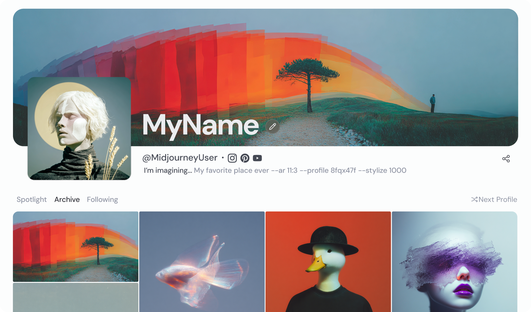 Profiles – Midjourney